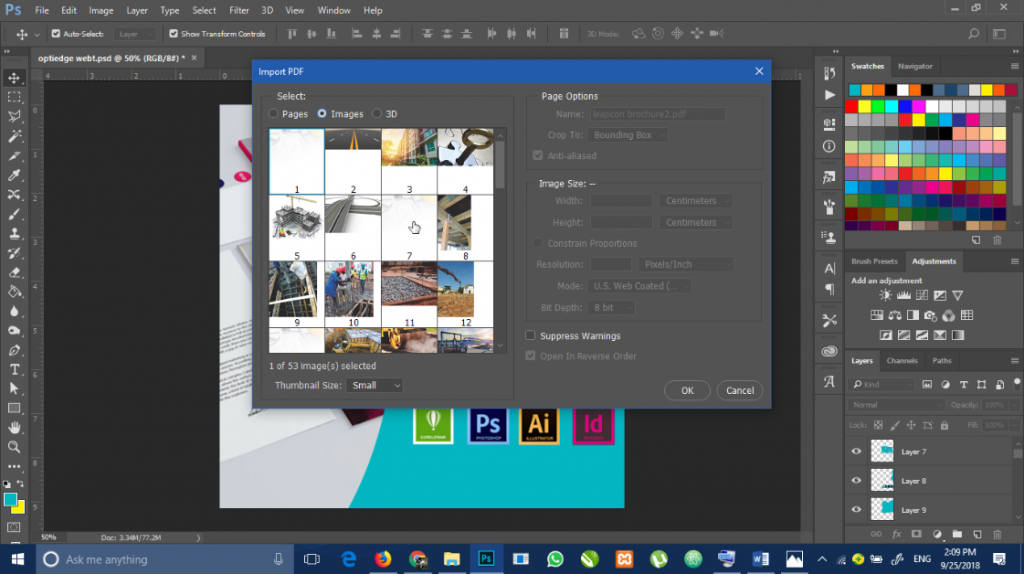 How to Extract Images from a PDF File Using Photoshop - First Vertical ...